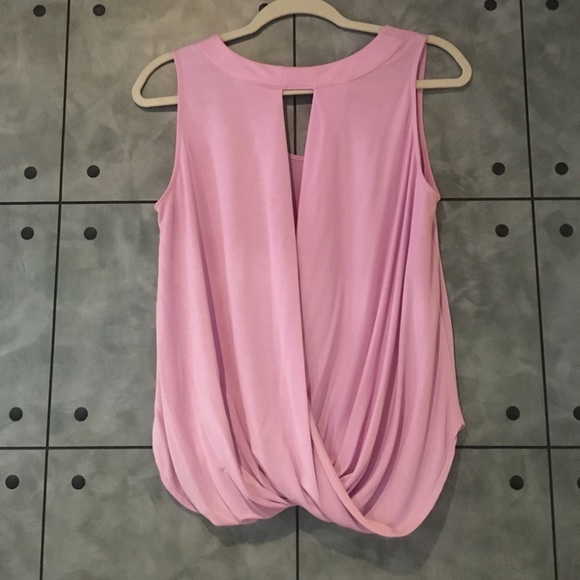 Tops | Light Pink Tank Top Open Back | Poshmark
